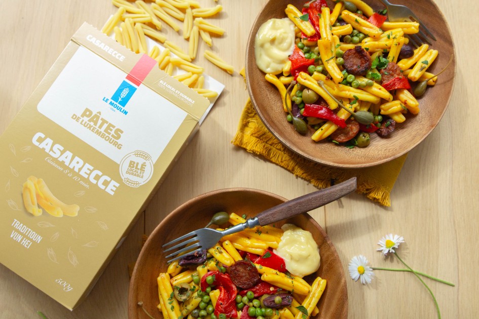 Salade de pâtes espagnole | Recette | Moulins de Kleinbettingen